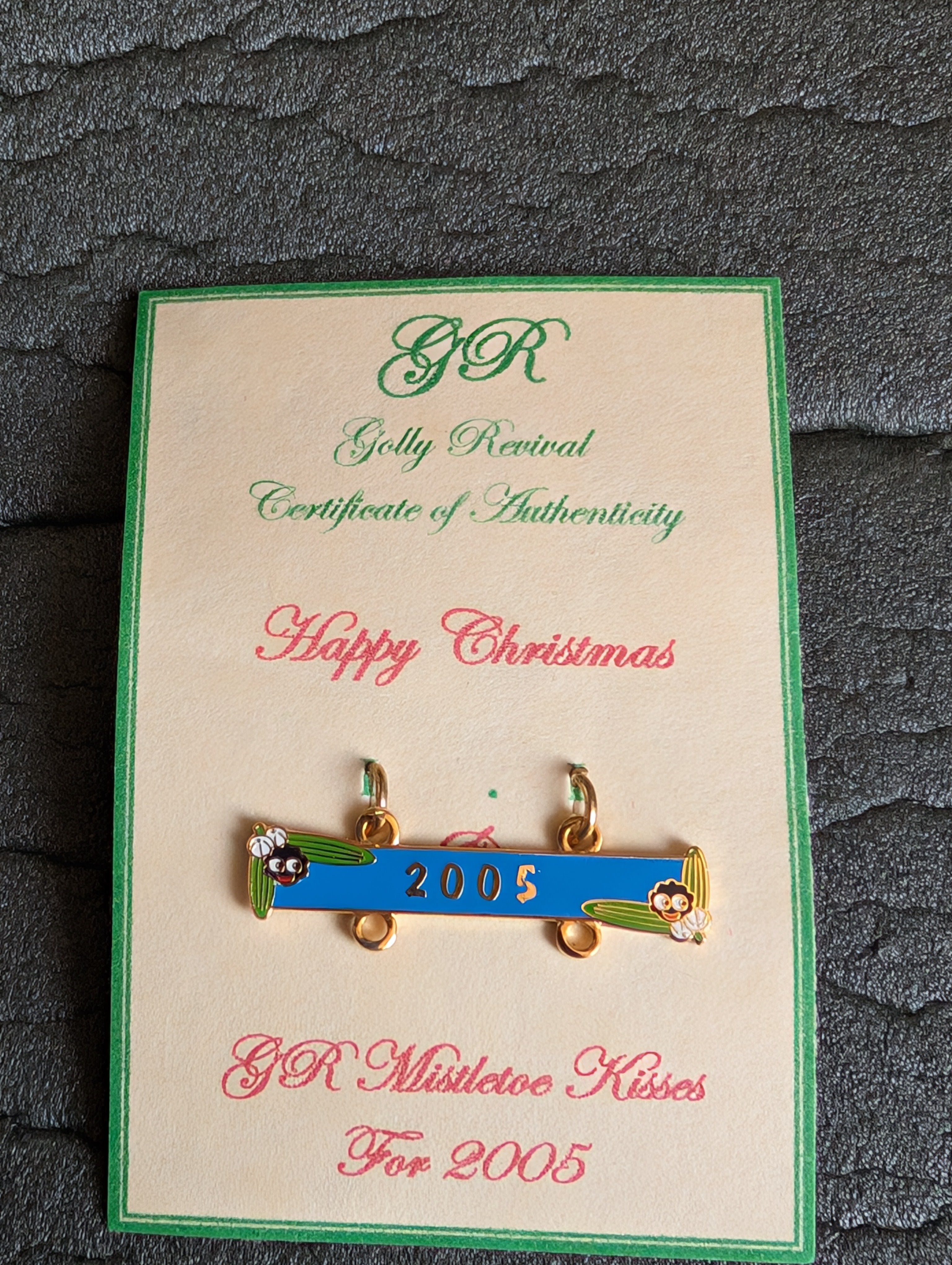 2005 Xmas Hanging Banner Badge by Golly Revival – GollyBadges.com