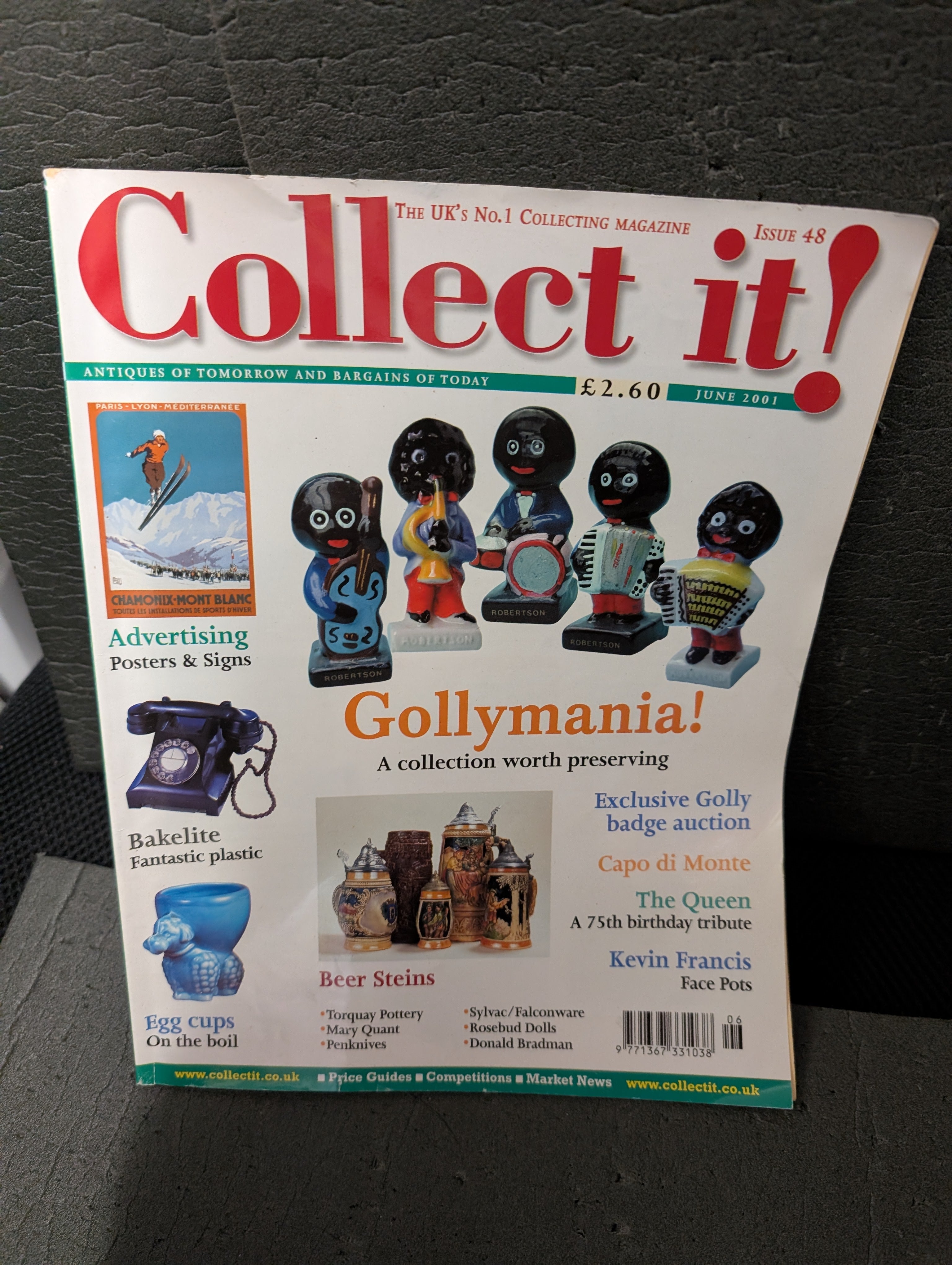 Collect It Magazine Featuring Golly – GollyBadges.com
