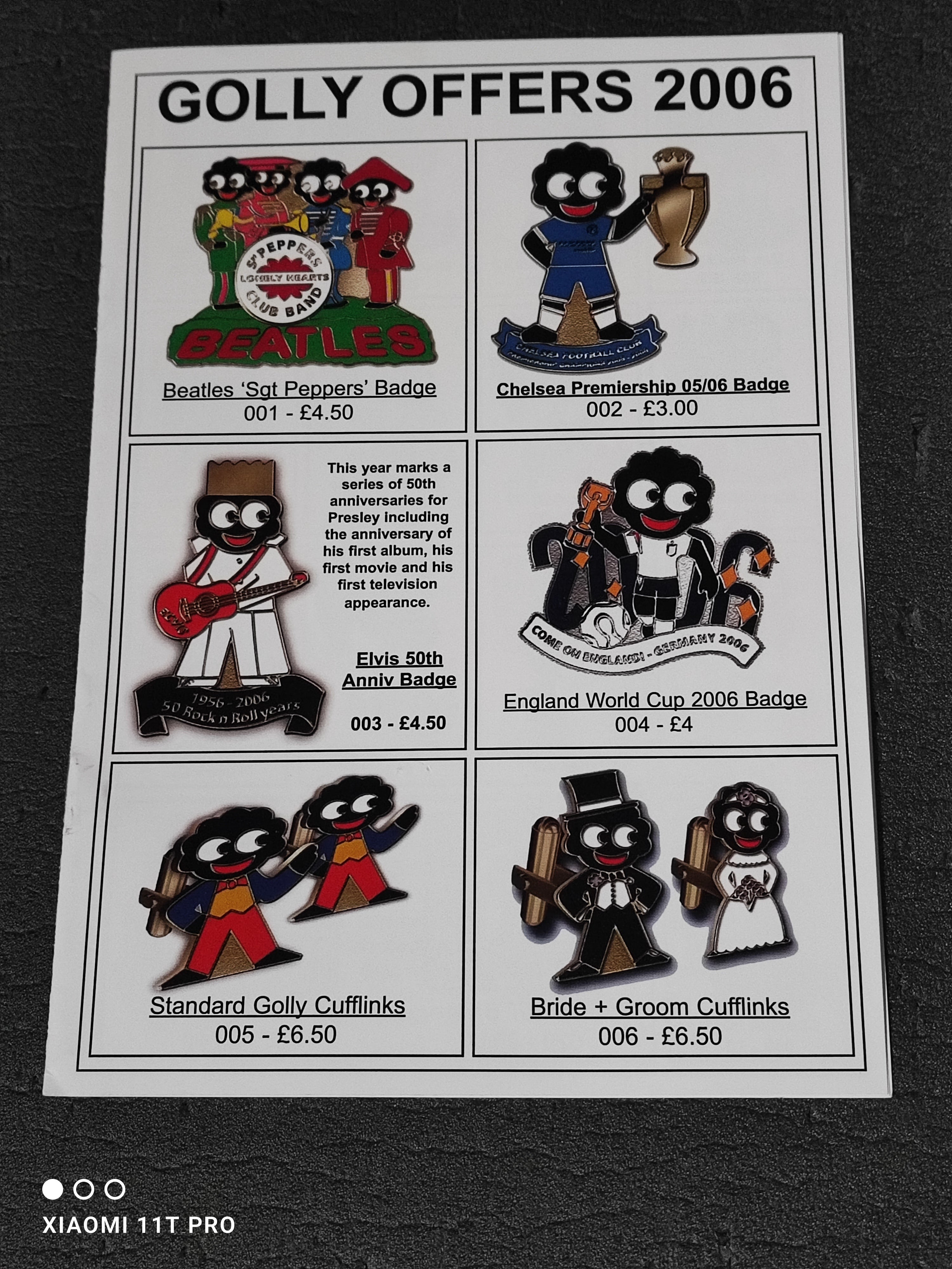 Golly Offers 2006 Booklet – GollyBadges.com