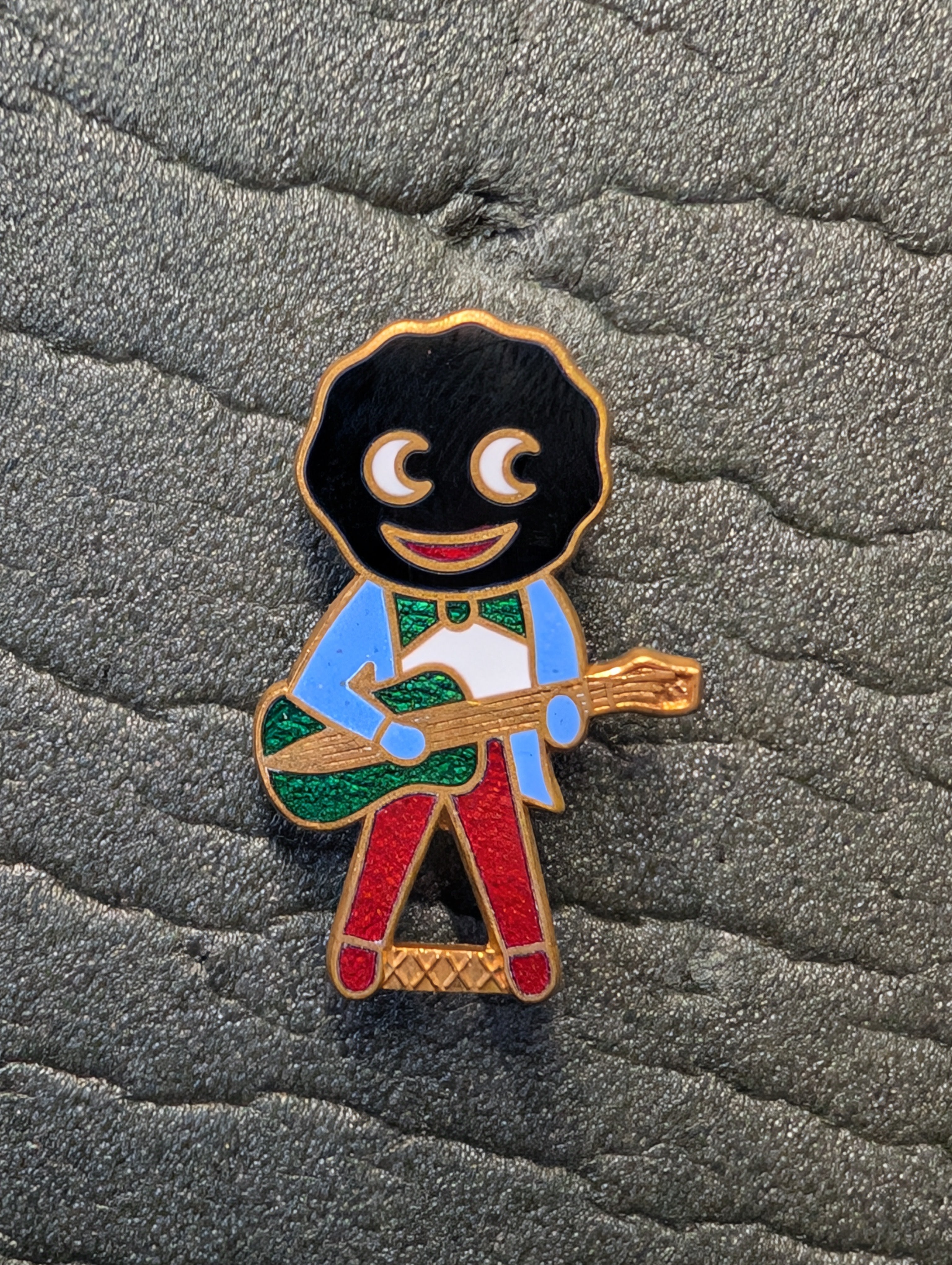 Guitarist Green Guitar – GollyBadges.com