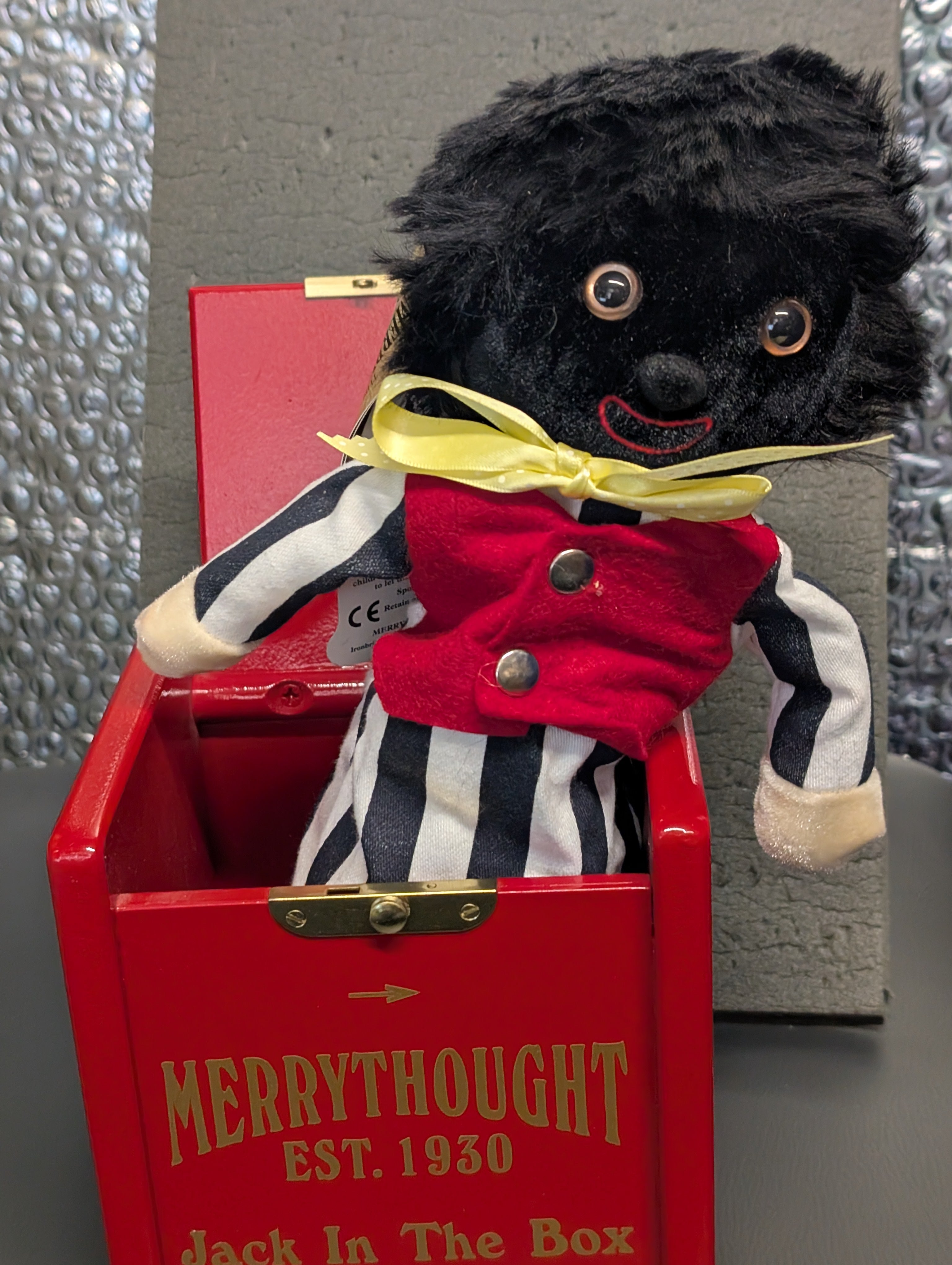 Merrythought Golly - Jack in the Box – GollyBadges.com