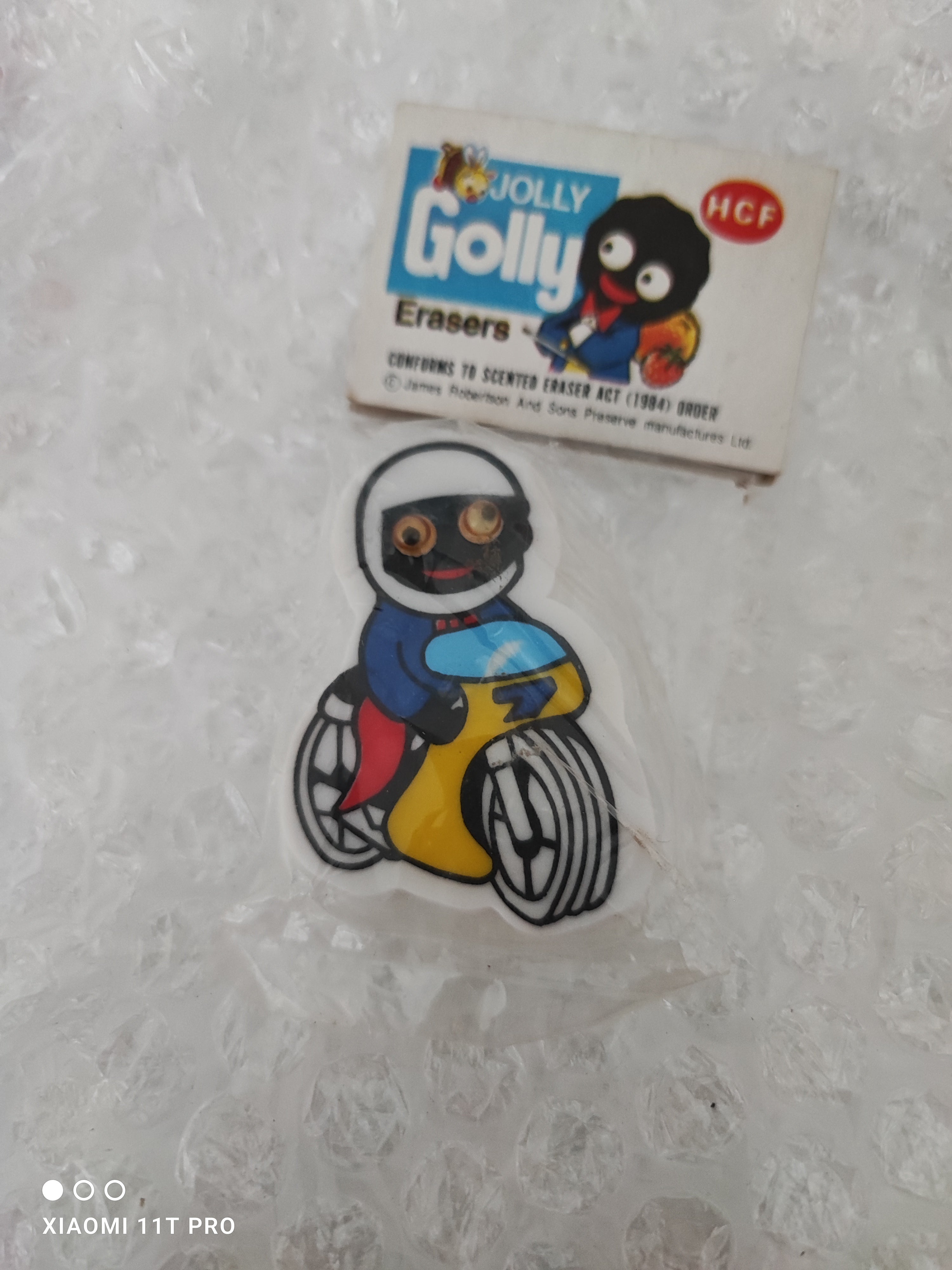 Motorcycle Eraser – GollyBadges.com