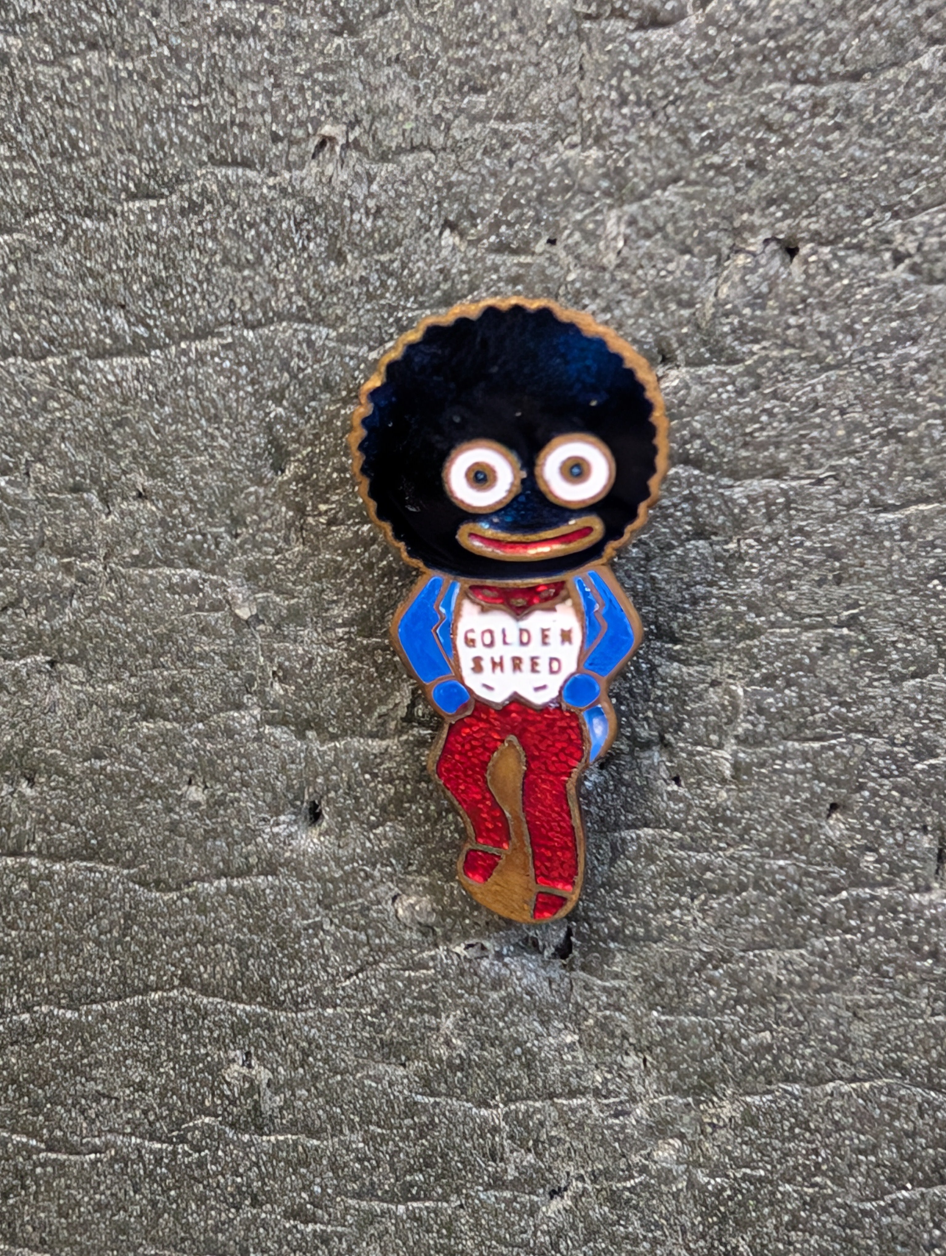 Richard Gomm Die A Very Dark Blue – GollyBadges.com