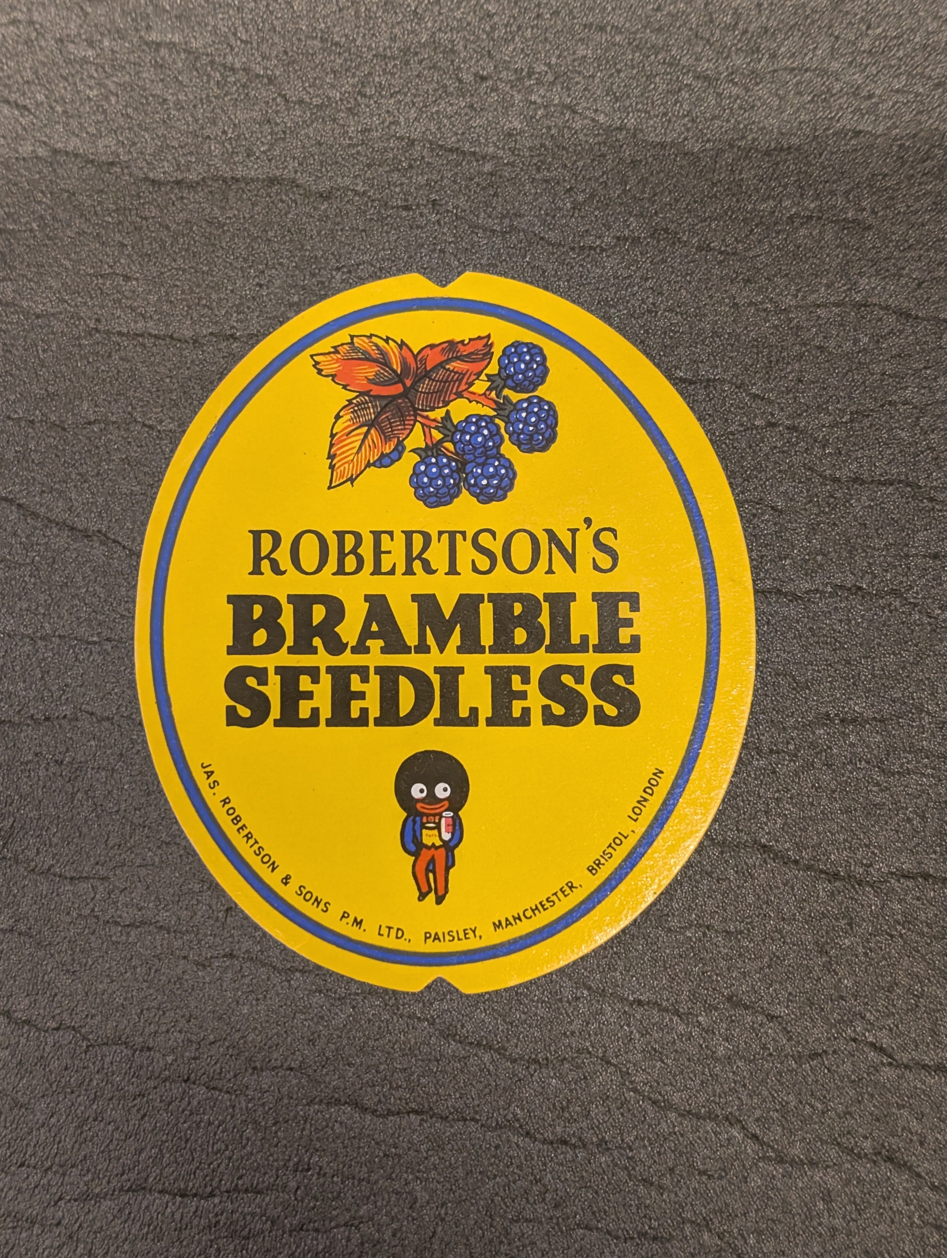 Robertsons Bramble Seedless Label – GollyBadges.com