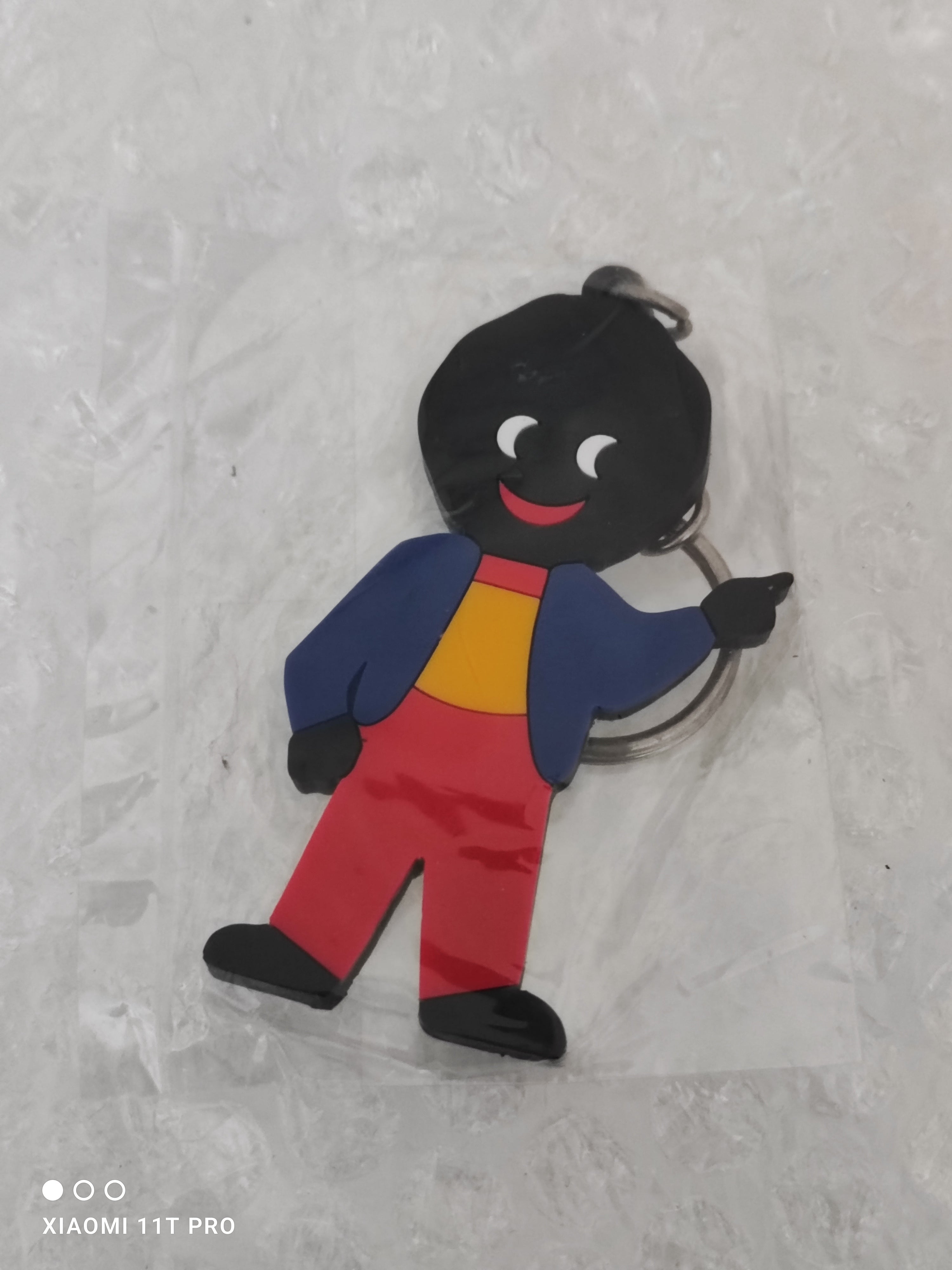 Robertsons Prototype Rubber Keyring – GollyBadges.com