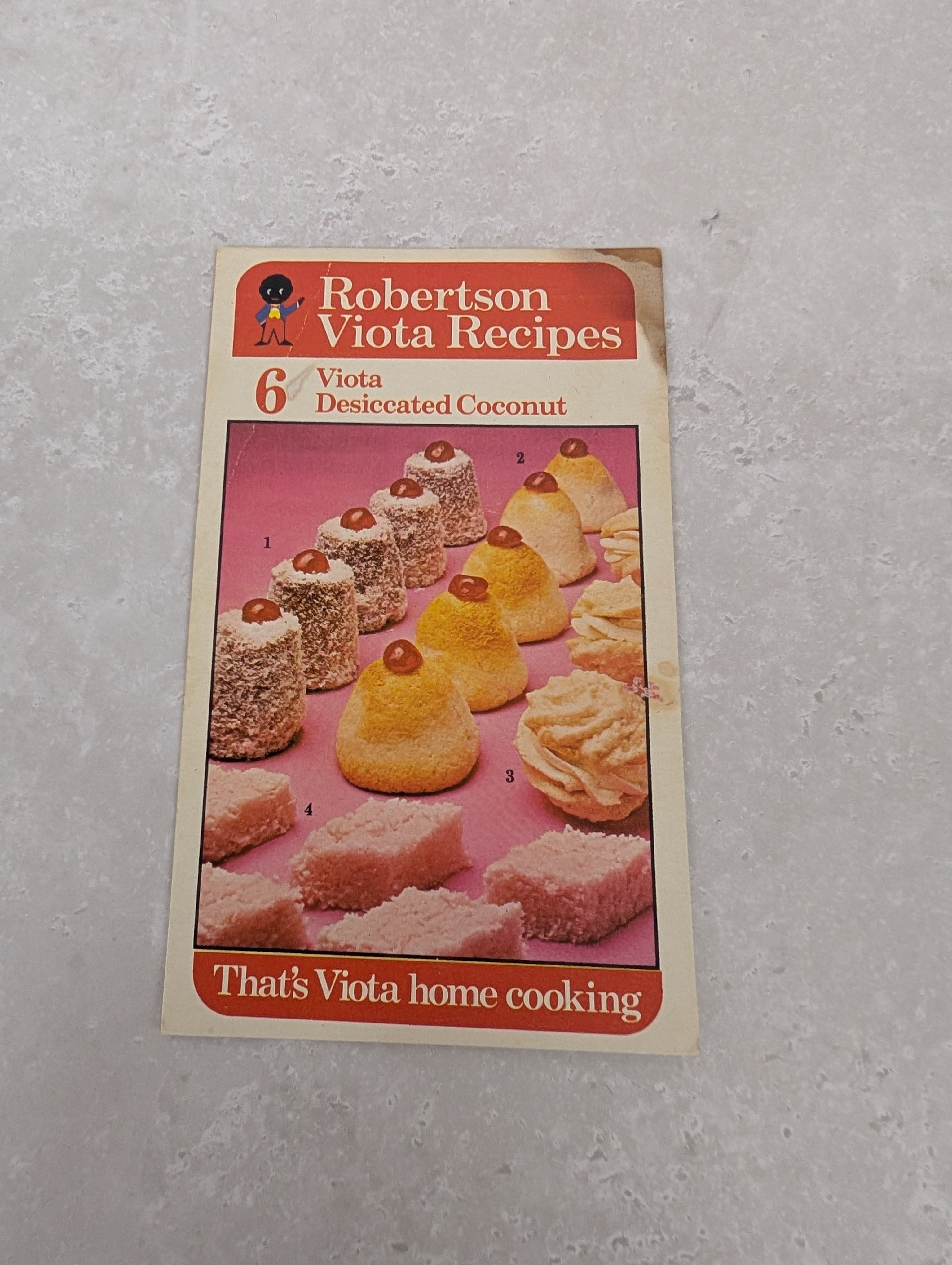 Robertsons Viota Recipes Desiccated Coconut – GollyBadges.com