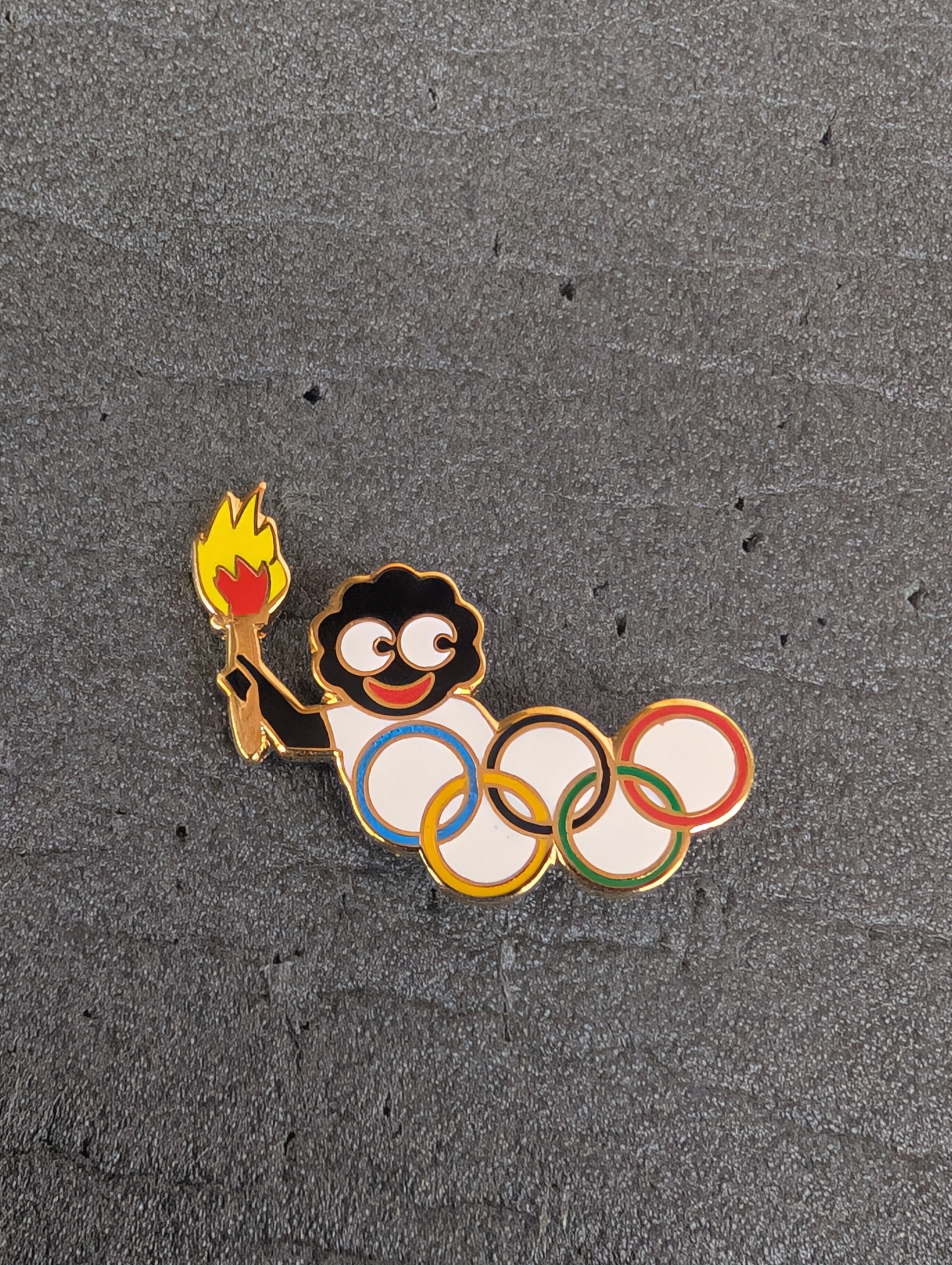 Smaller Olympic Rings Badge – GollyBadges.com