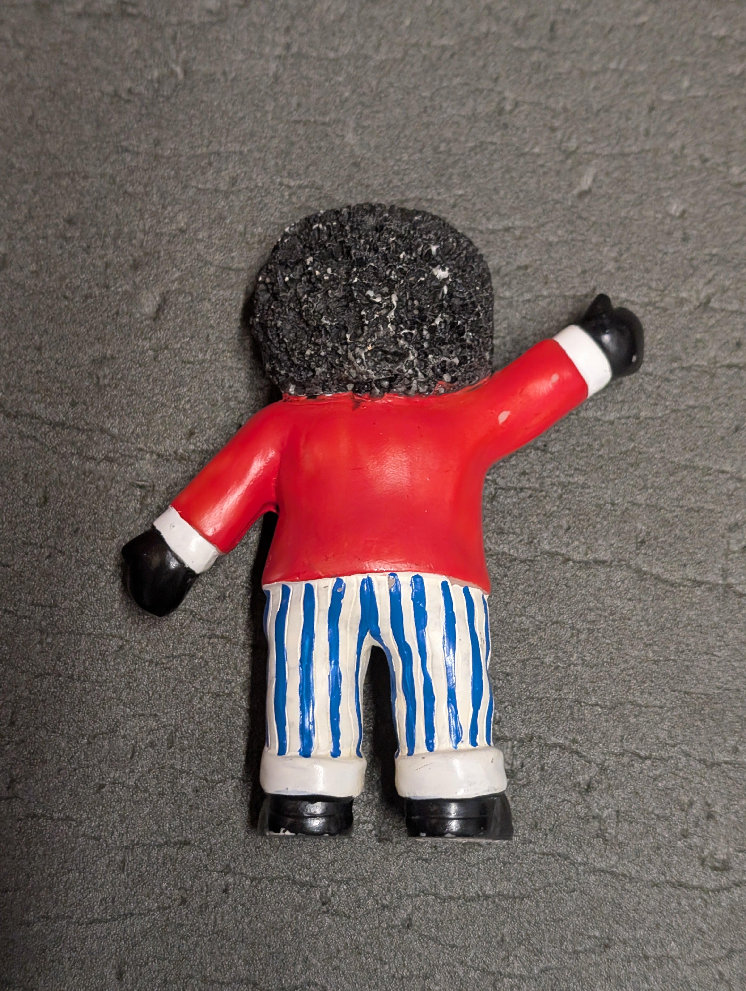 Standing Golly Arm Raised Figure Red Jacket – GollyBadges.com