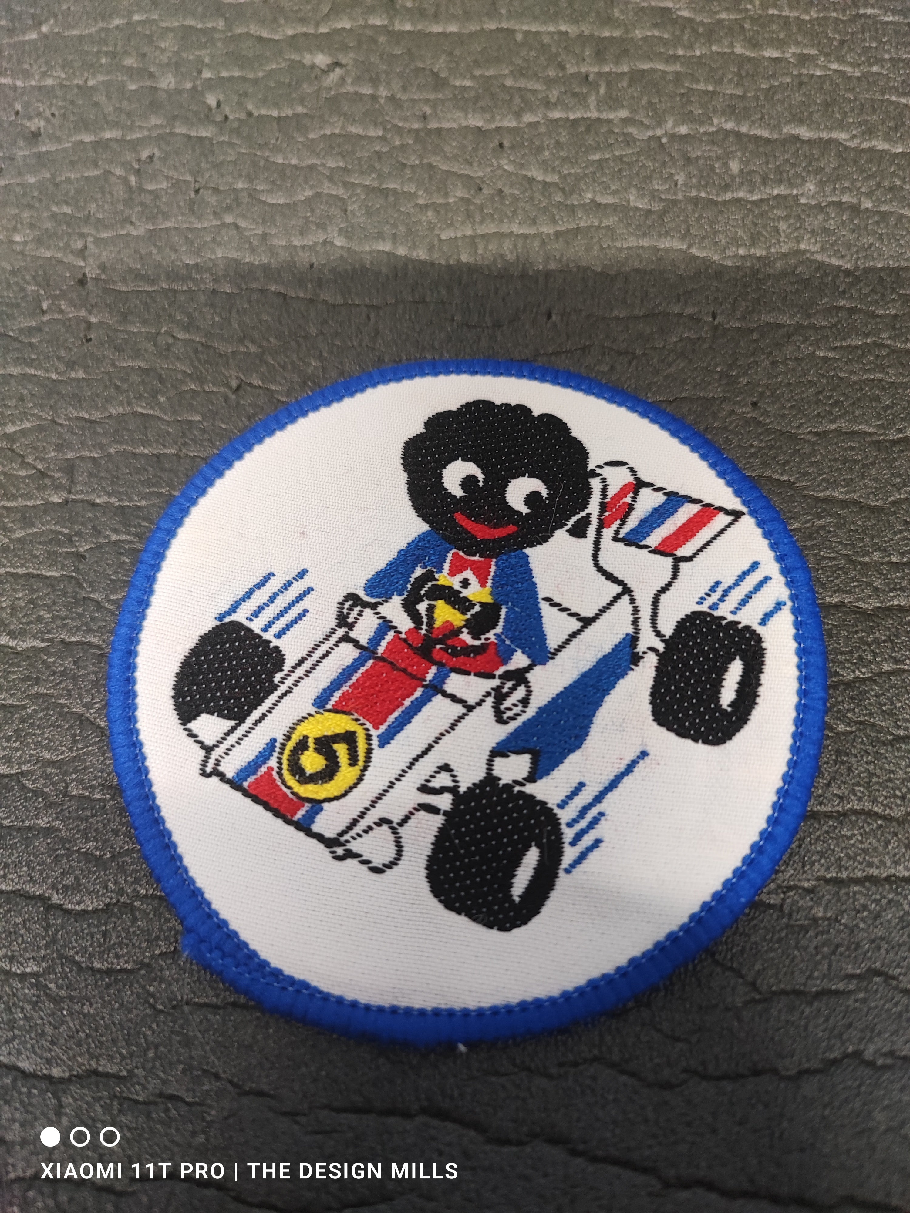 1970s Racing Driver Patch – GollyBadges.com
