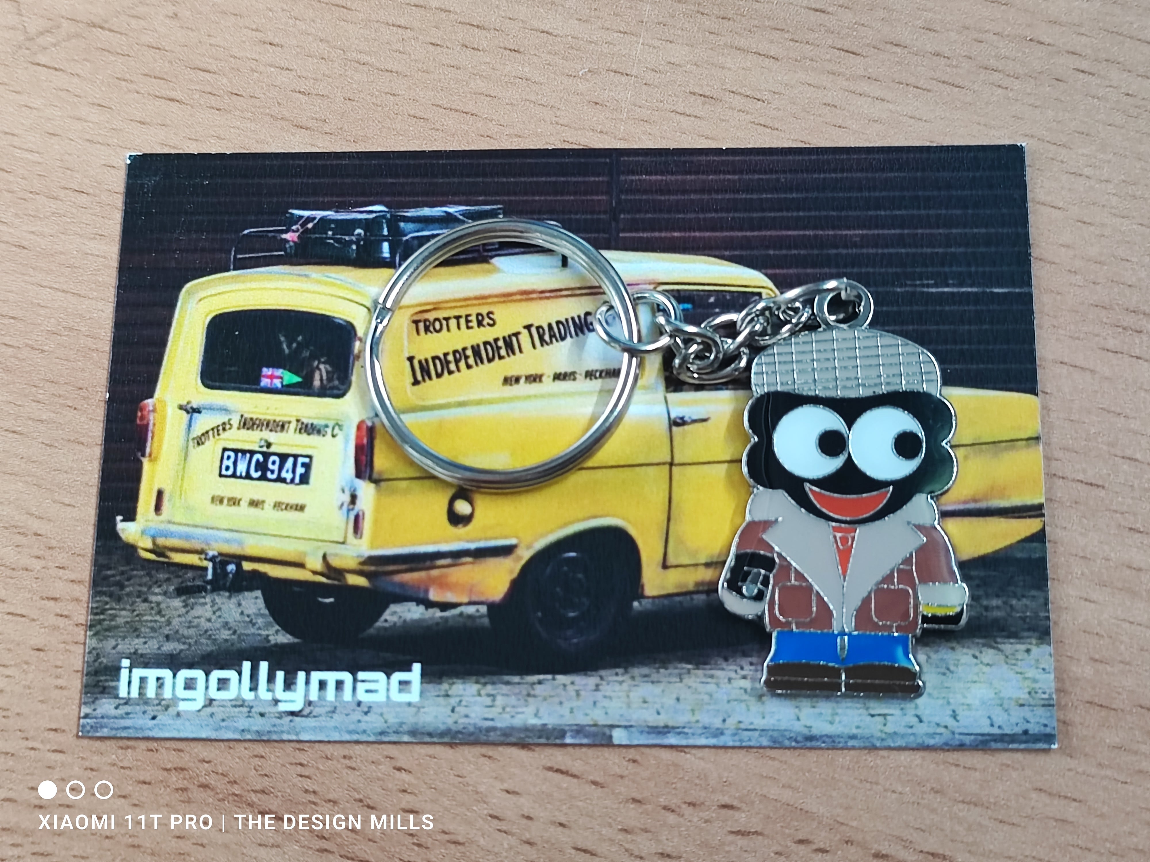 Delboy Keyring – GollyBadges.com