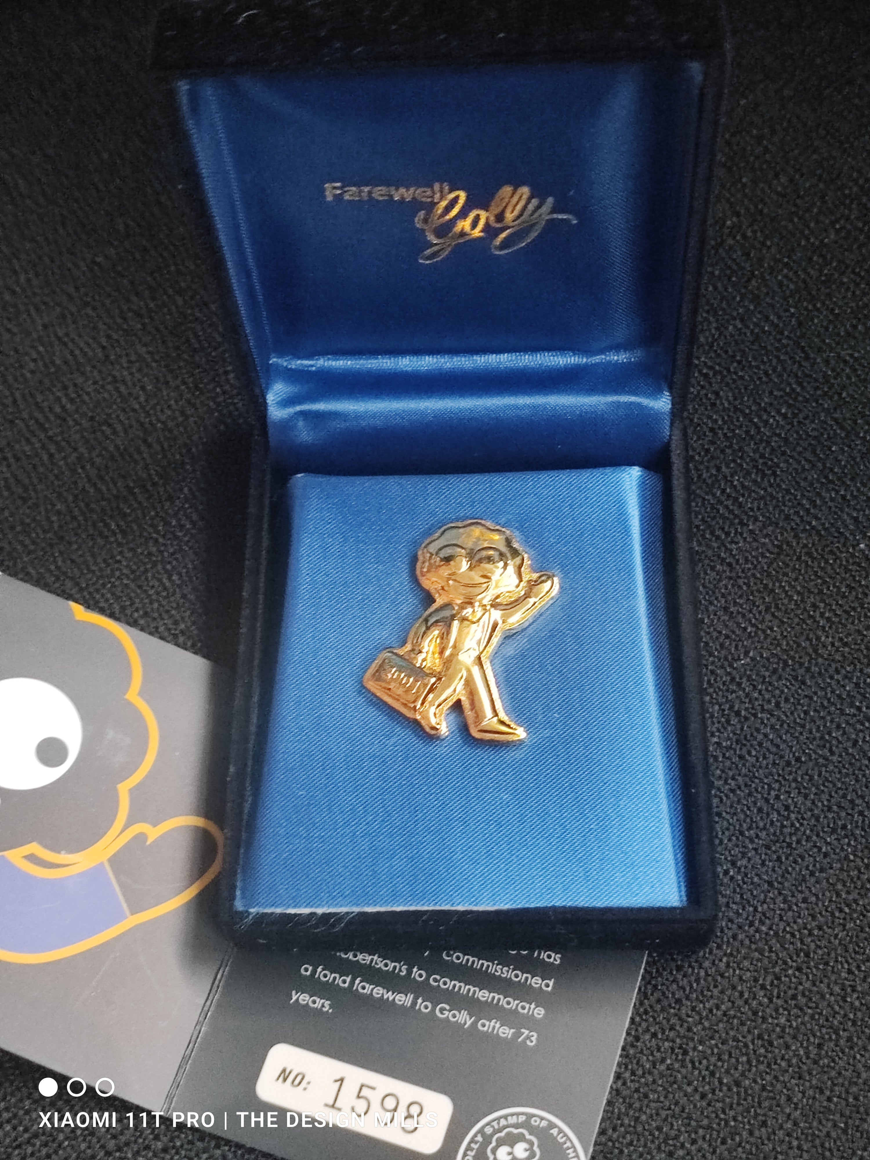 Farewell Gold Badge Boxed with Cert SPECIAL OFFER REDUCED – GollyBadges.com