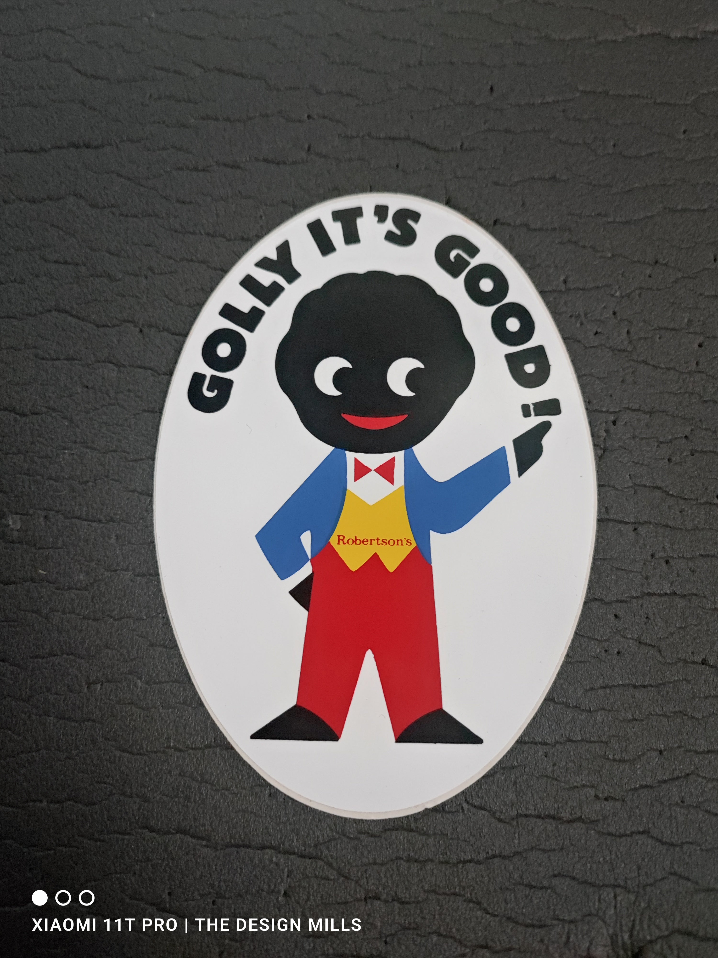 GOLLY ITS GOOD Oval Sticker – GollyBadges.com