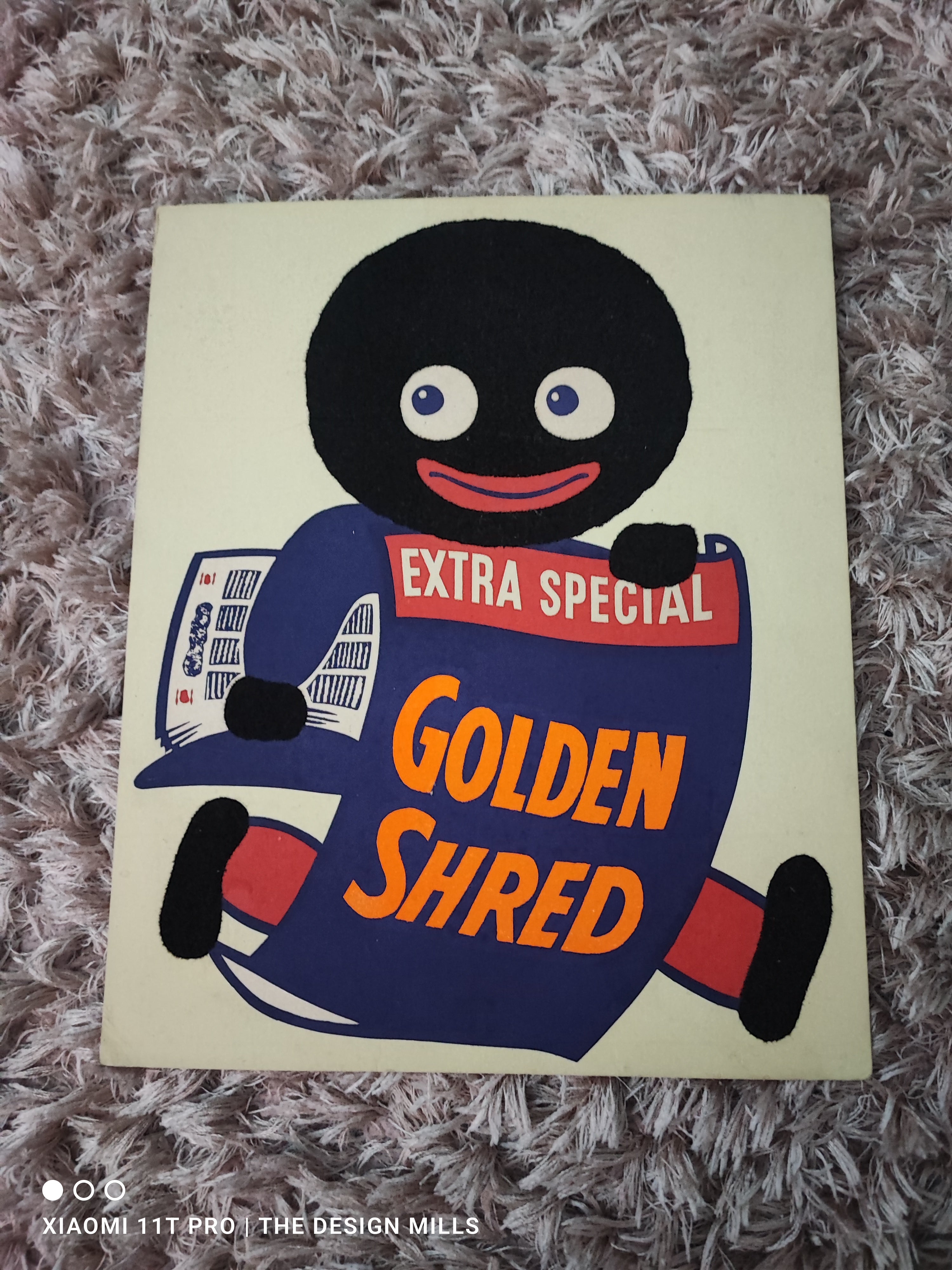 Golden Shred Extra Special Showcard 10”W x 12”H – GollyBadges.com