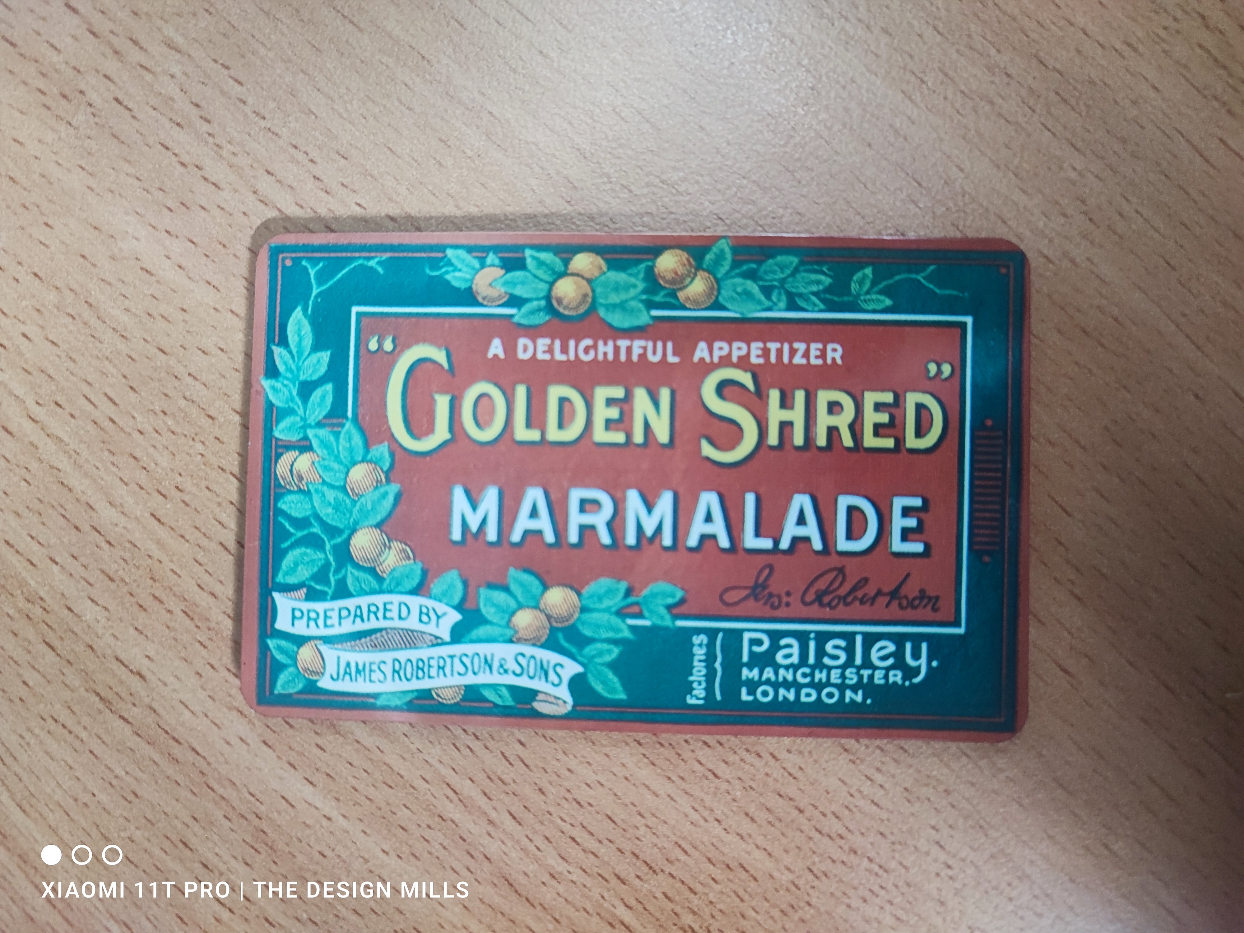 Golden Shred Sign Fridge Magnet – GollyBadges.com