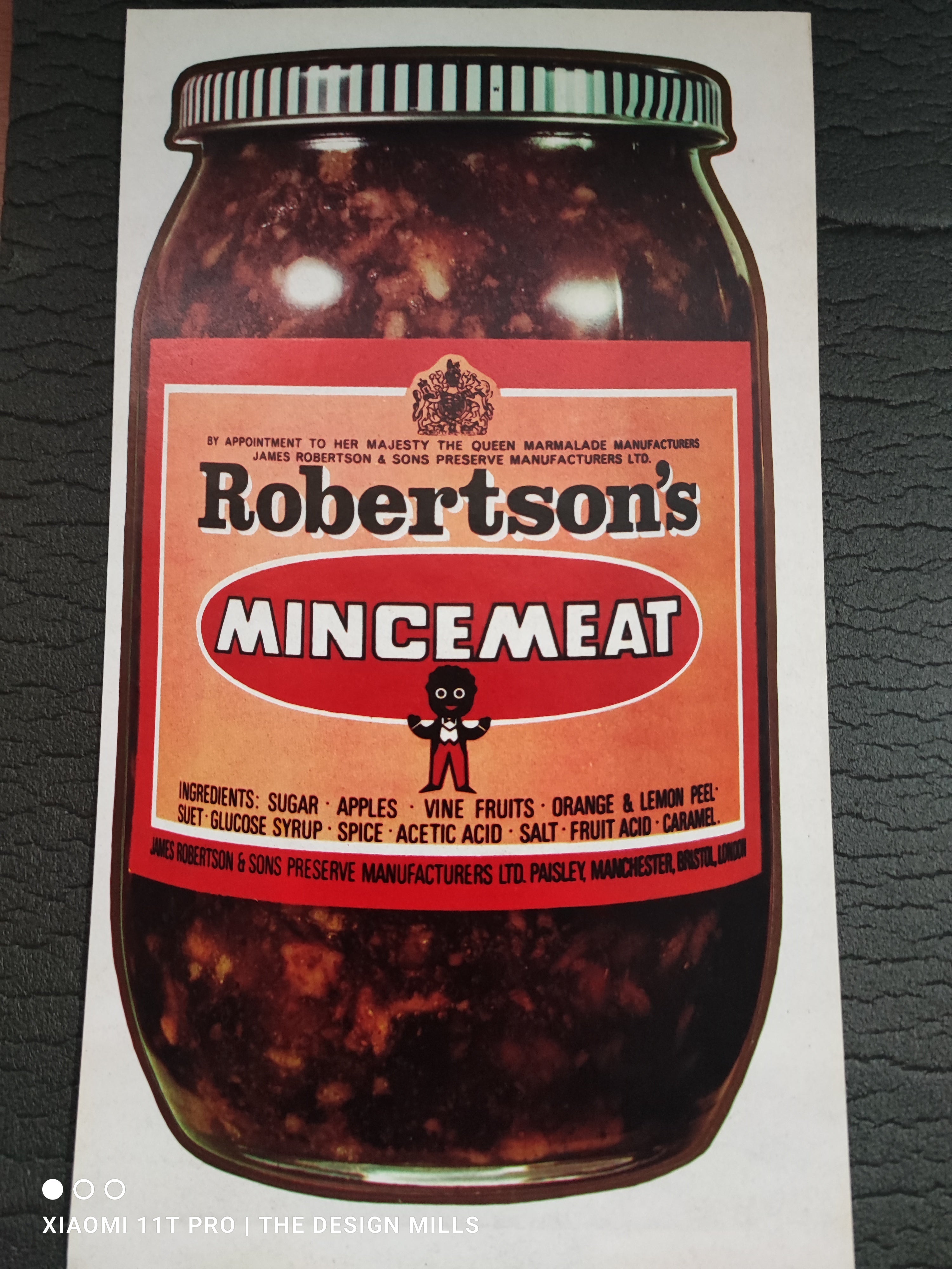 Large Mincemeat Sticker – GollyBadges.com