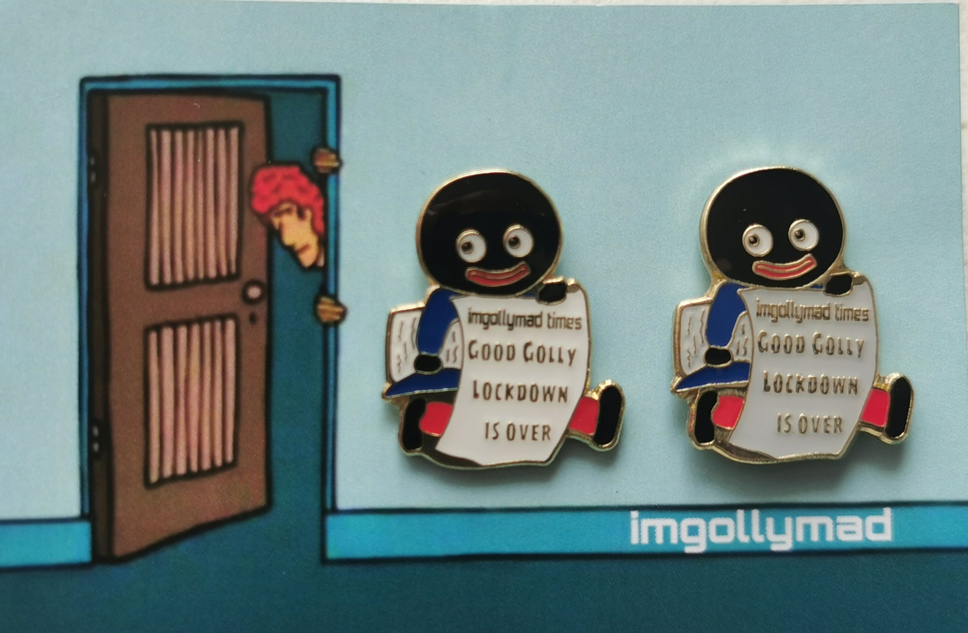 Lockdowns Over Pair of Badges – GollyBadges.com