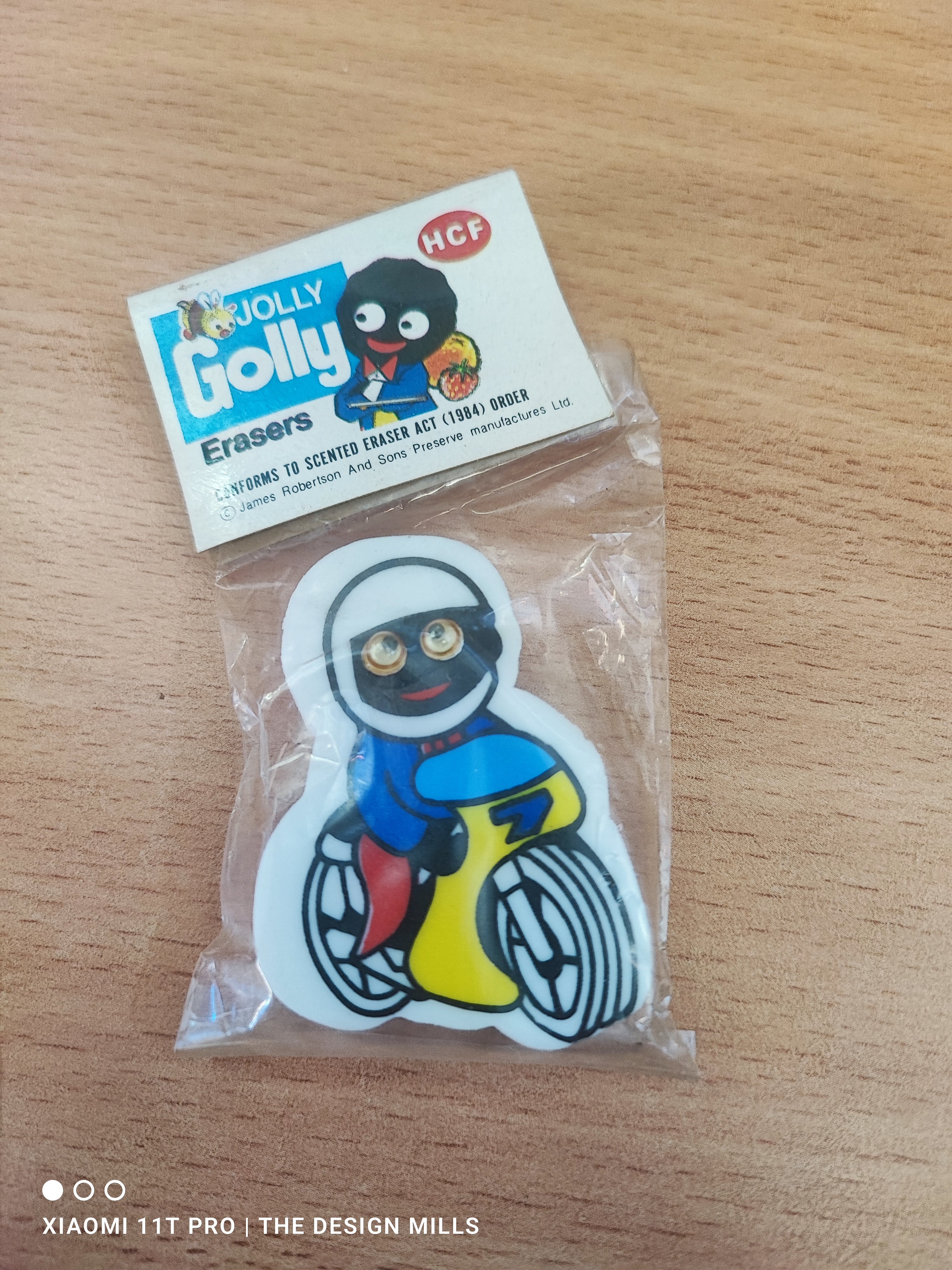 Motorcycle Eraser – GollyBadges.com