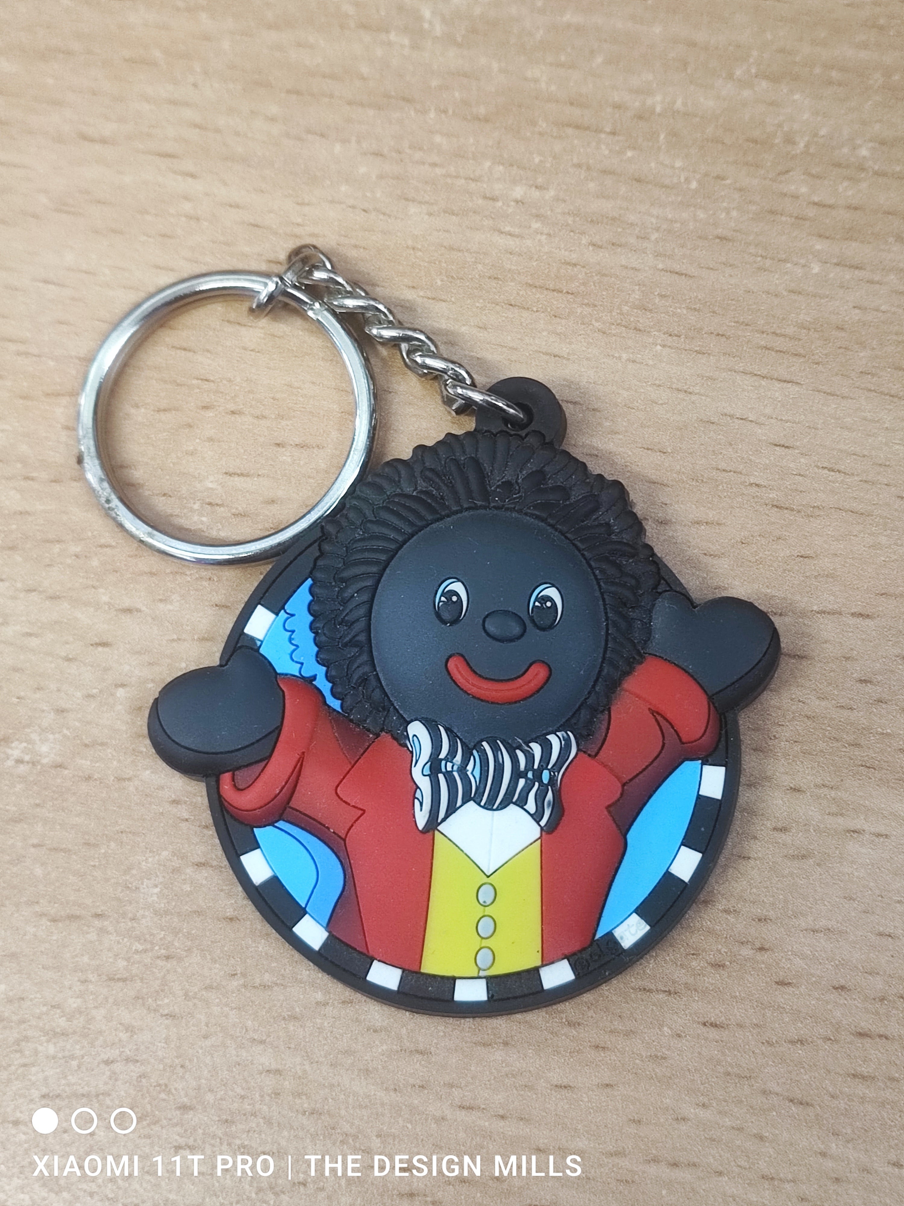 PVC Golly Keyring – GollyBadges.com
