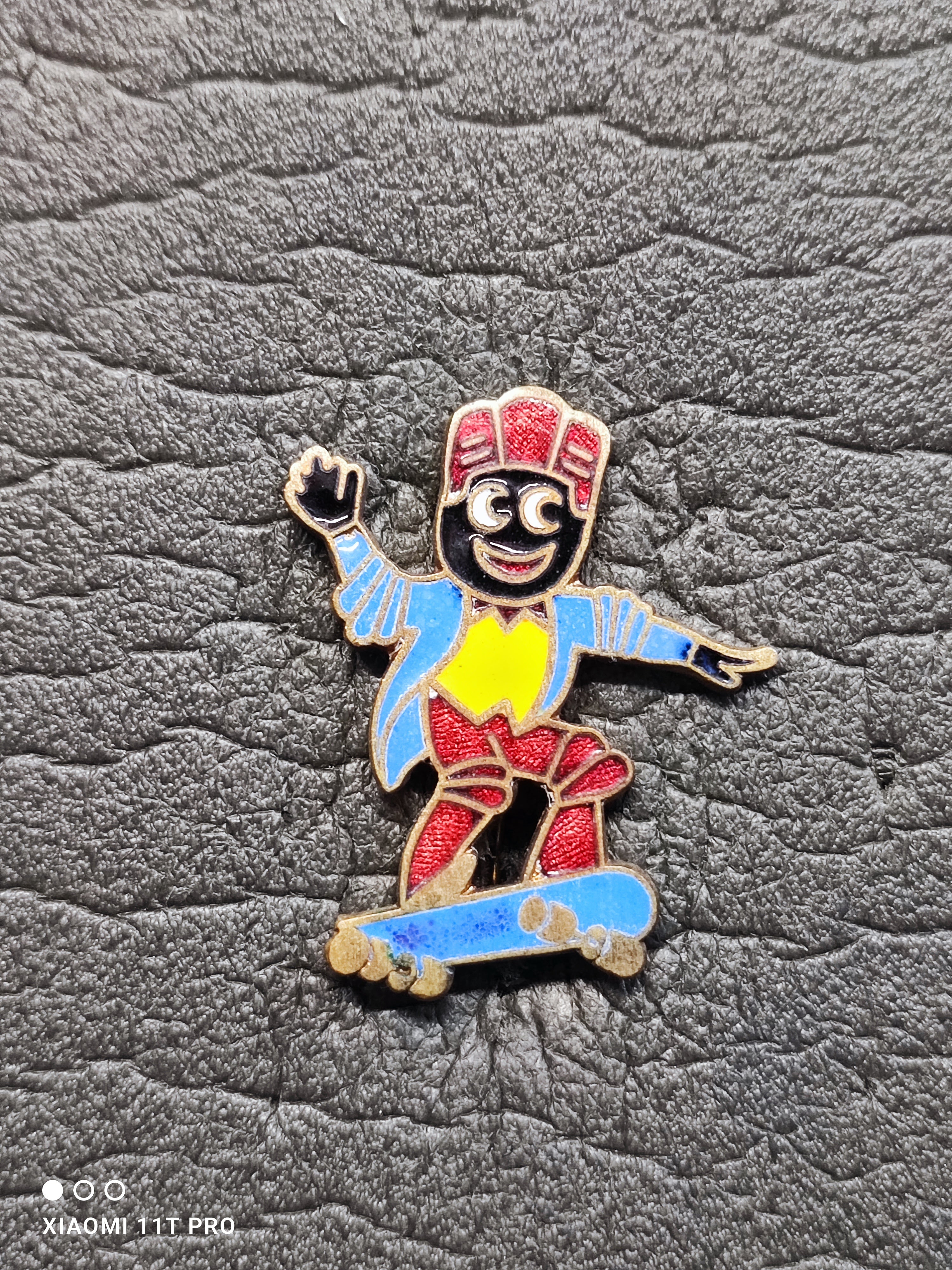 Skateboarder - Gomm Bham1 BODY STAMP – GollyBadges.com